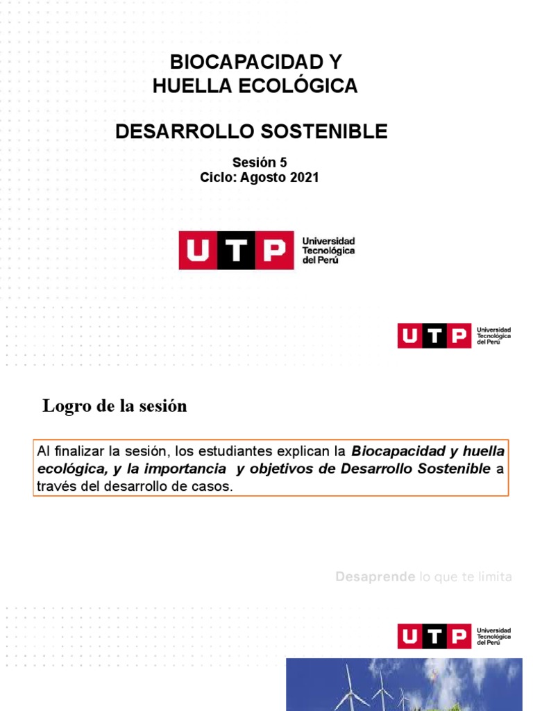 S05.s1 - Biocapacidad y Huella Ecológica - D.S | PDF | Sustentabilidad ...