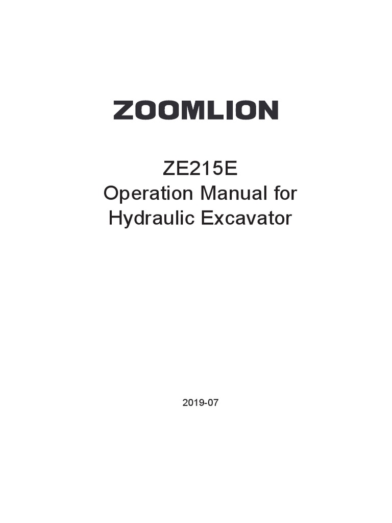 ZE215E Operation Manual | PDF | Safety | Air Conditioning