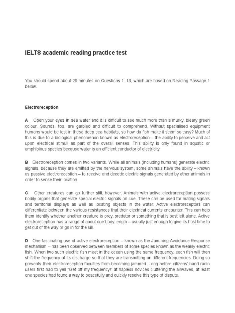 1674186330-IELTS Reading Questions 1-13 | PDF | Predation | Sharks