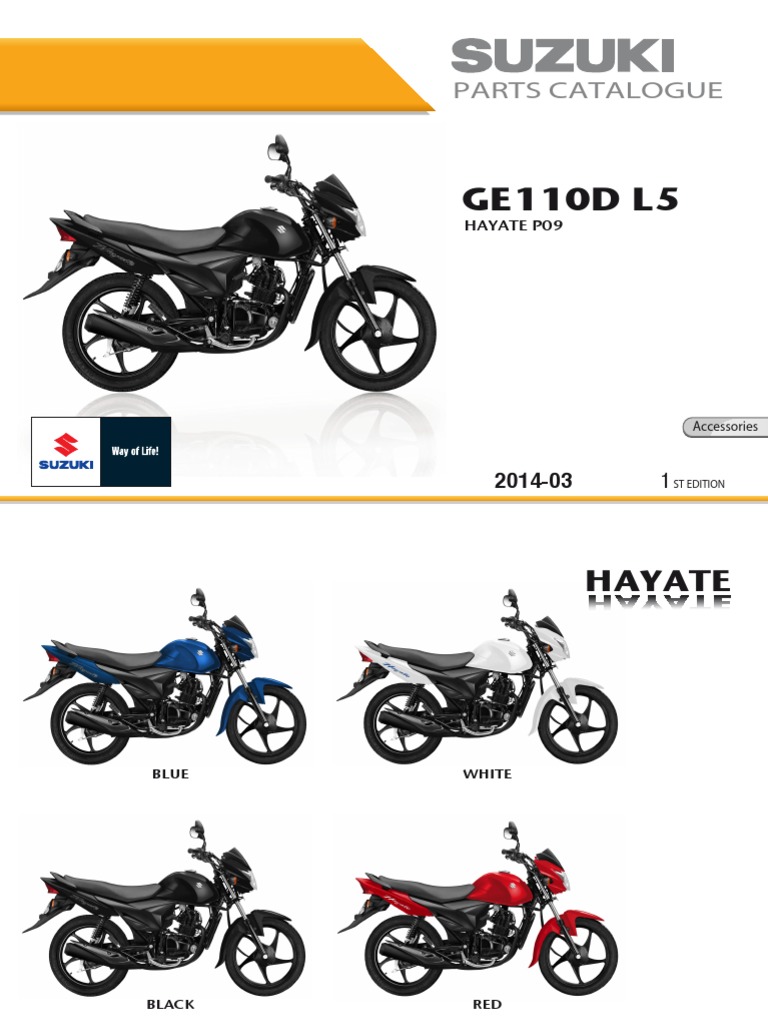 Hayate 115 Manual | Download Free PDF | Clutch | Engine Technology