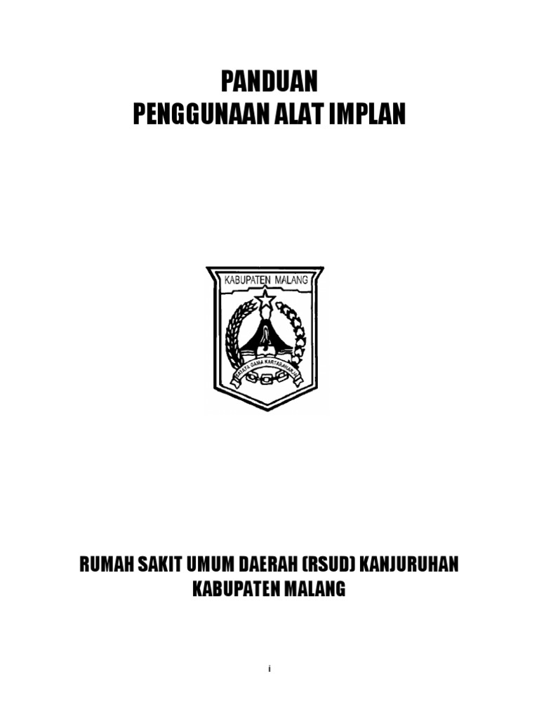 PANDUAN Penggunaan Alat Implan PDF | PDF