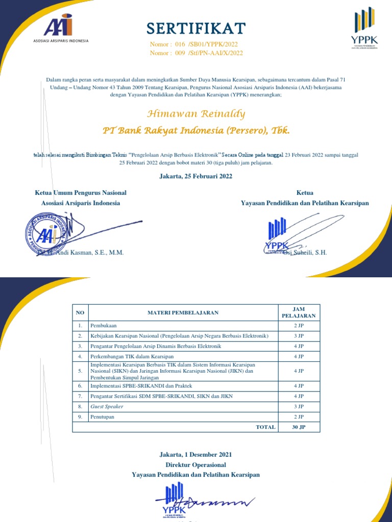 Himawan Reinaldy | PDF