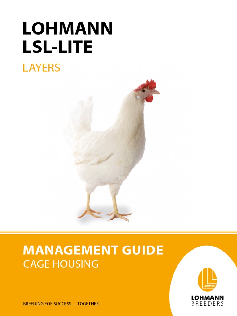 LOHMANN LSL Lite Cage | PDF | Diet & Nutrition | Dietary Fiber