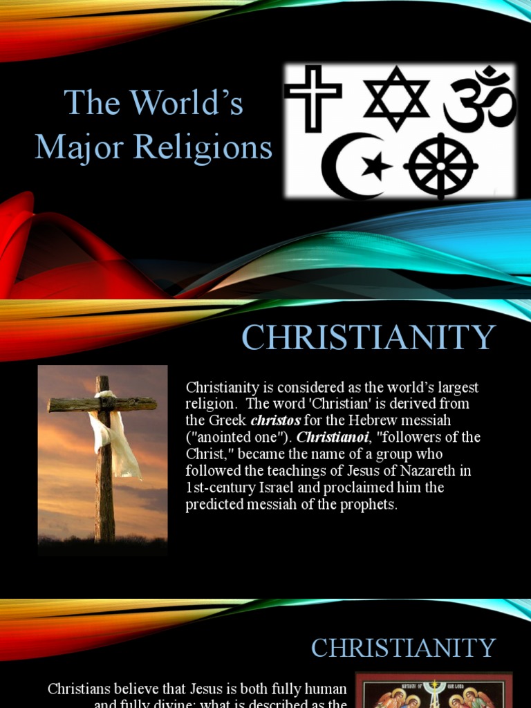 Five Major Religions | PDF | Christian Denomination | Catholic Church