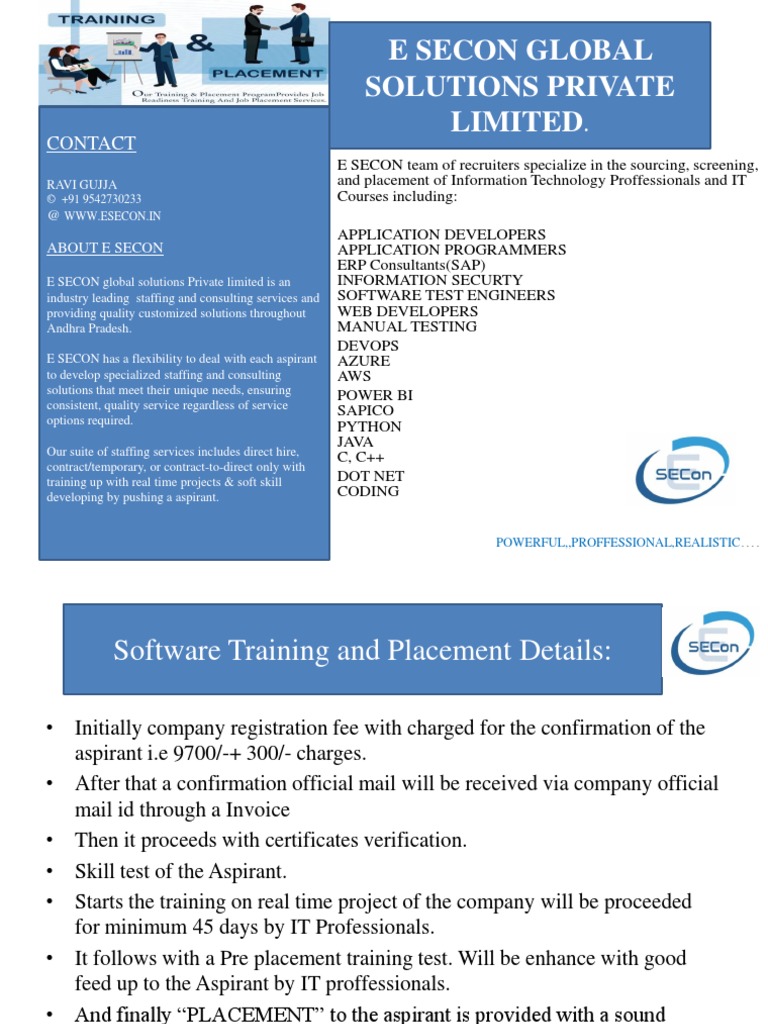 Software Training & Placement Programme | PDF | Computer Science | Computer Engineering