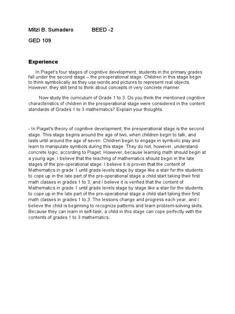 GED 109 Lesson2 | PDF | Geometry | Function (Mathematics)