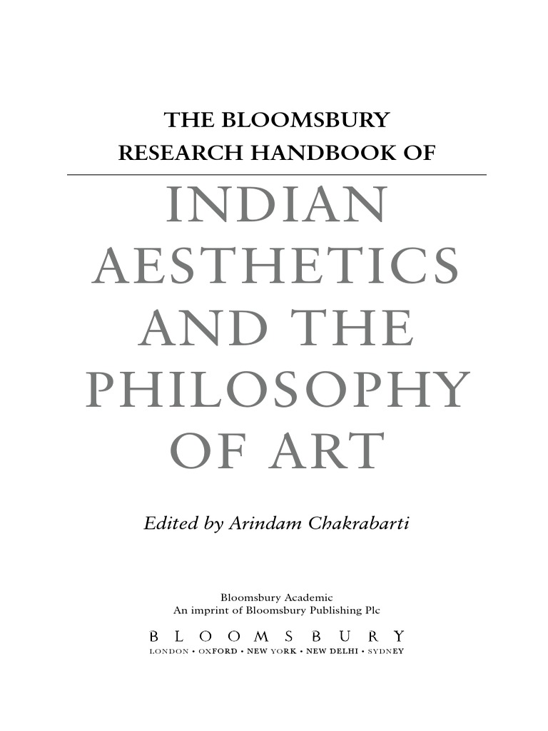 The Impersonal Subjectivity of Aesthetic Emotion - Bijoy H. Boruah ...