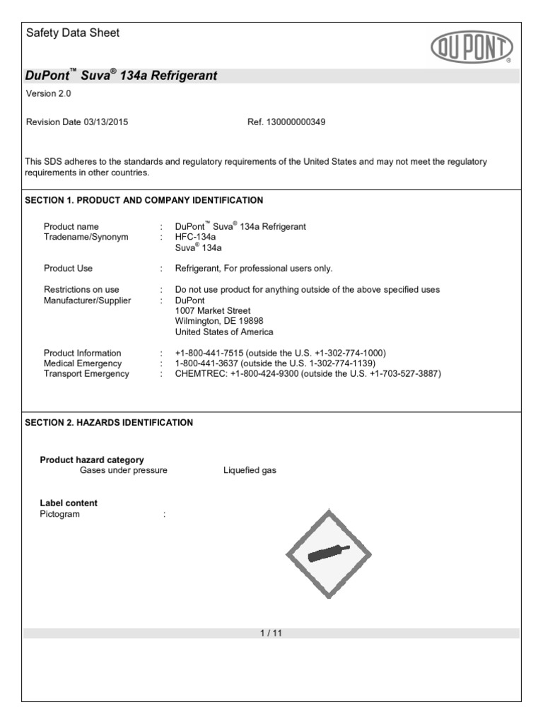 134A Refrigerant | PDF