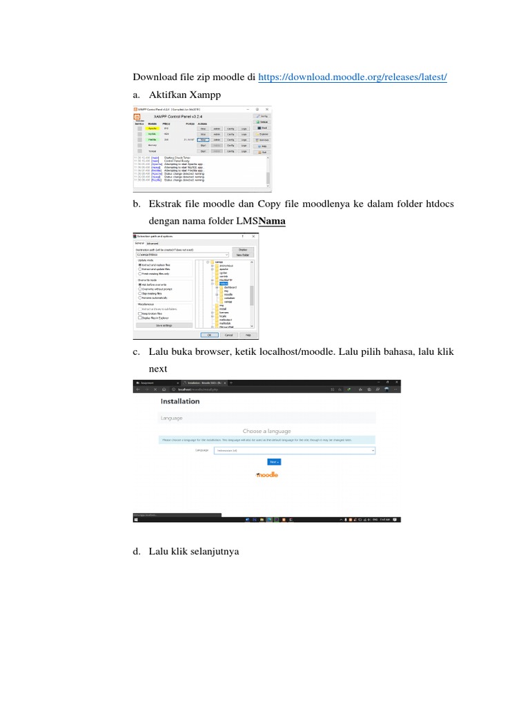 Instalasi Moodle | PDF
