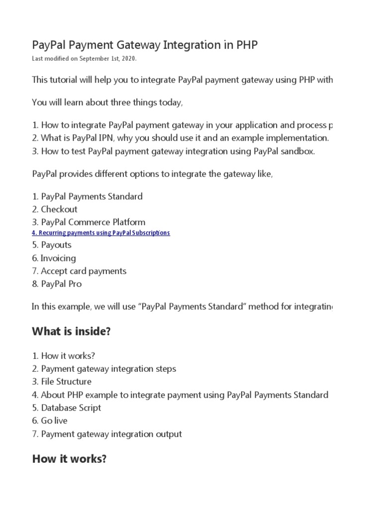 Paypalphpcoding | PDF | Pay Pal | Php