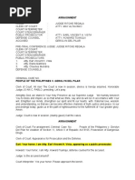 Arraignment Script | PDF | Plea | Arraignment