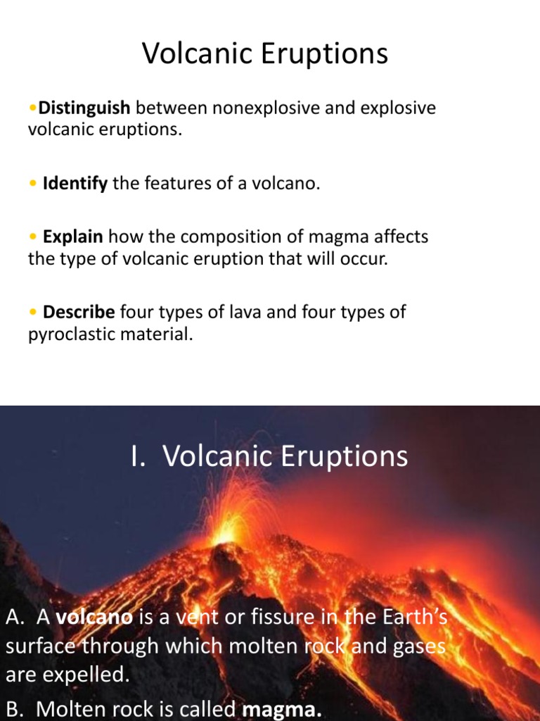 ES - Section 9.1 (Volcanic Eruptions pg.250-255) | PDF | Types Of ...