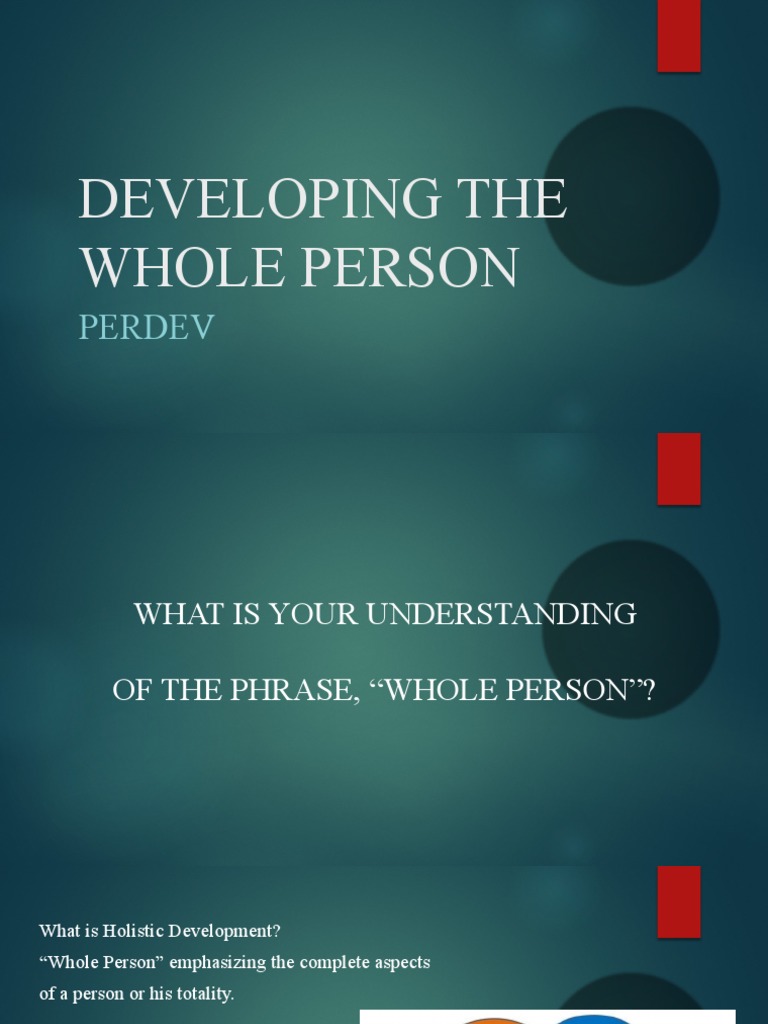 Developing The Whole Person Week 2 | Download Free PDF | Emotions ...