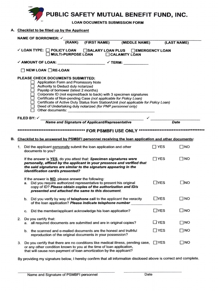 PNP Loan Application Form February 2021 16 | PDF | Loans | Interest