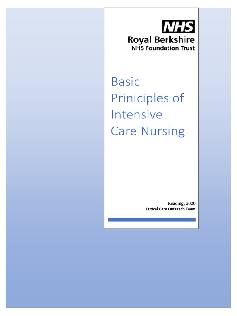 Basic Principles of Intensive Care Nursing | PDF | Breathing ...