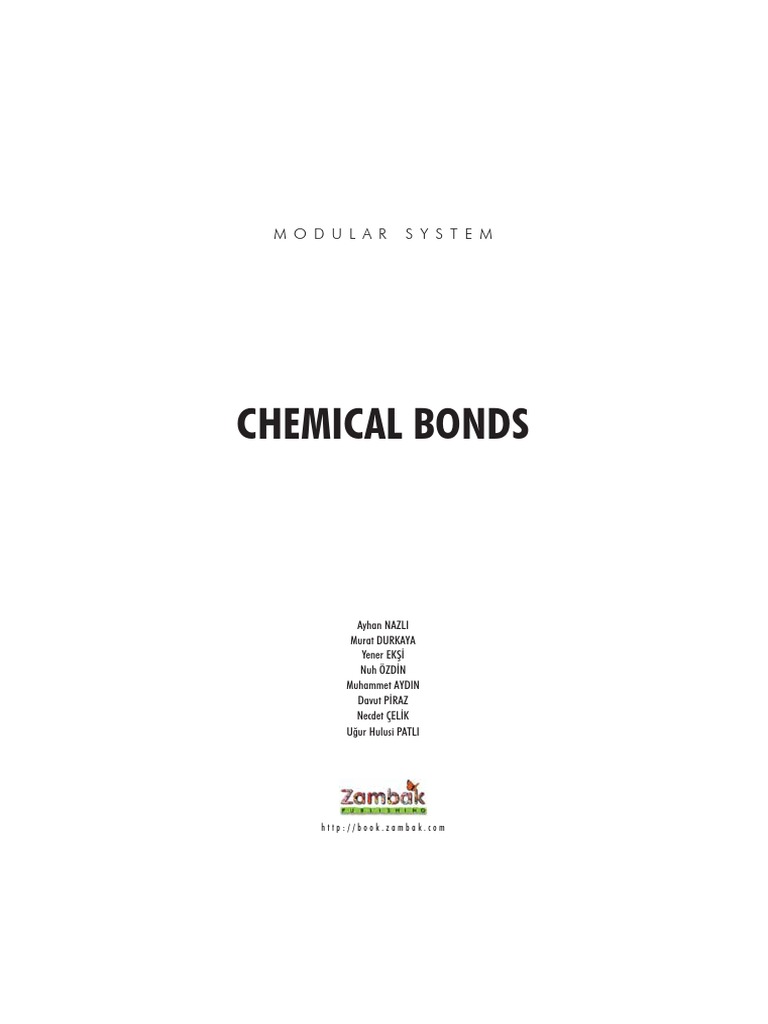 Chemical Bonds: Modular System | PDF | Chemical Bond | Ion