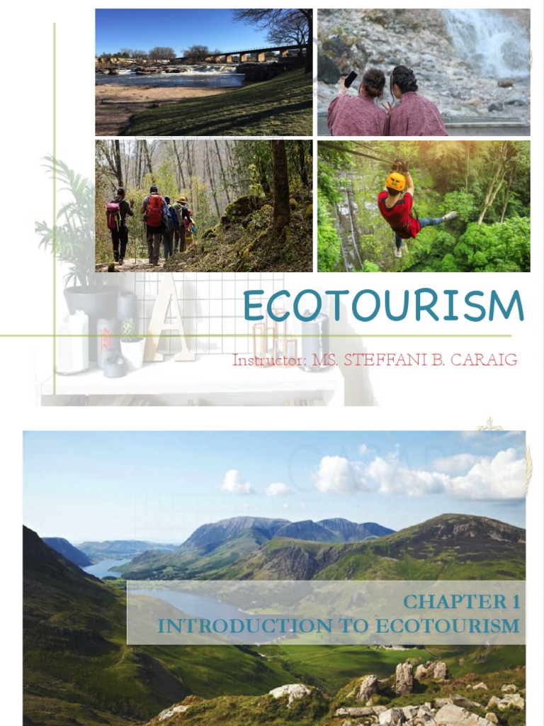 ECOTOURISM: DEFINITIONS, PRINCIPLES AND ACTIVITIES | PDF | Tourism ...