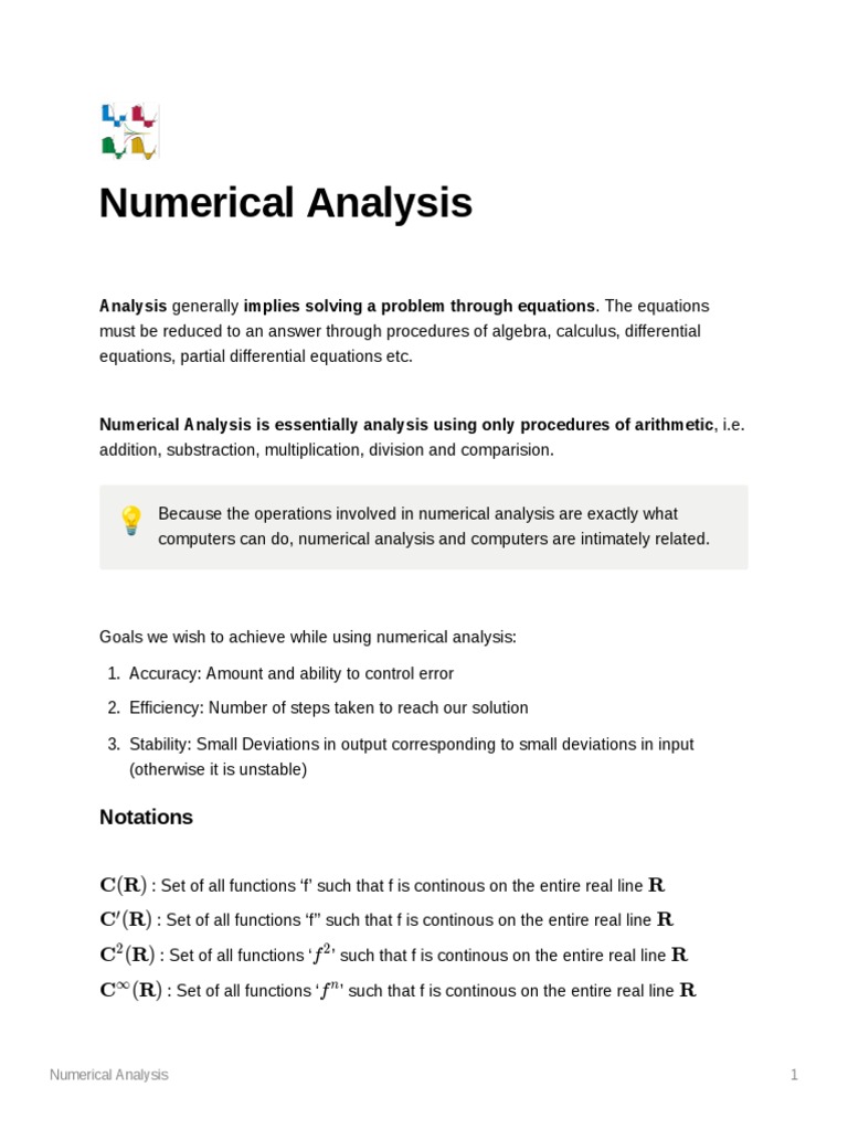 Numerical Analysis | PDF | Numerical Analysis | Mathematical Analysis Numerical Analysis | PDF | Numerical Analysis | Mathematical Analysis