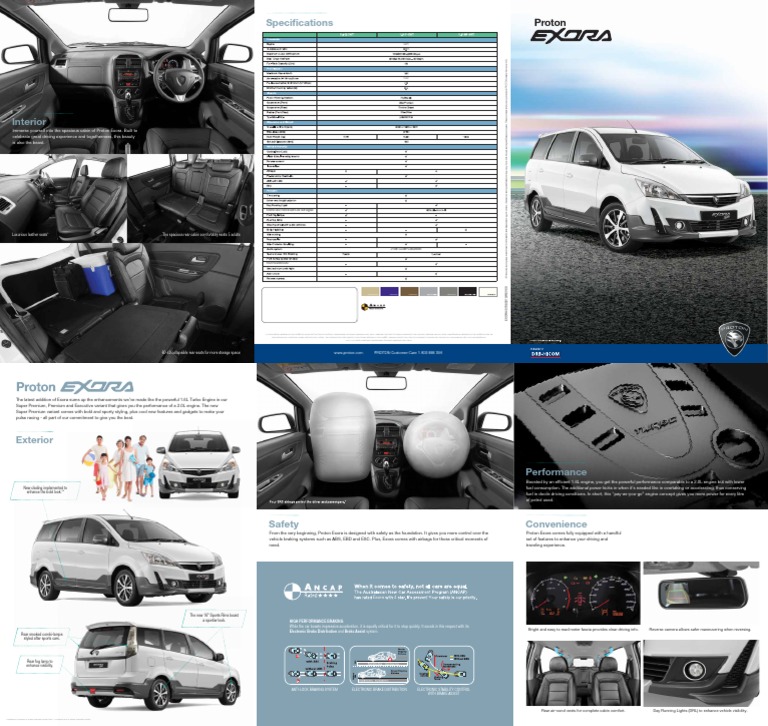 Proton Exora Sp Pdf Motor Vehicle Car Manufacturers