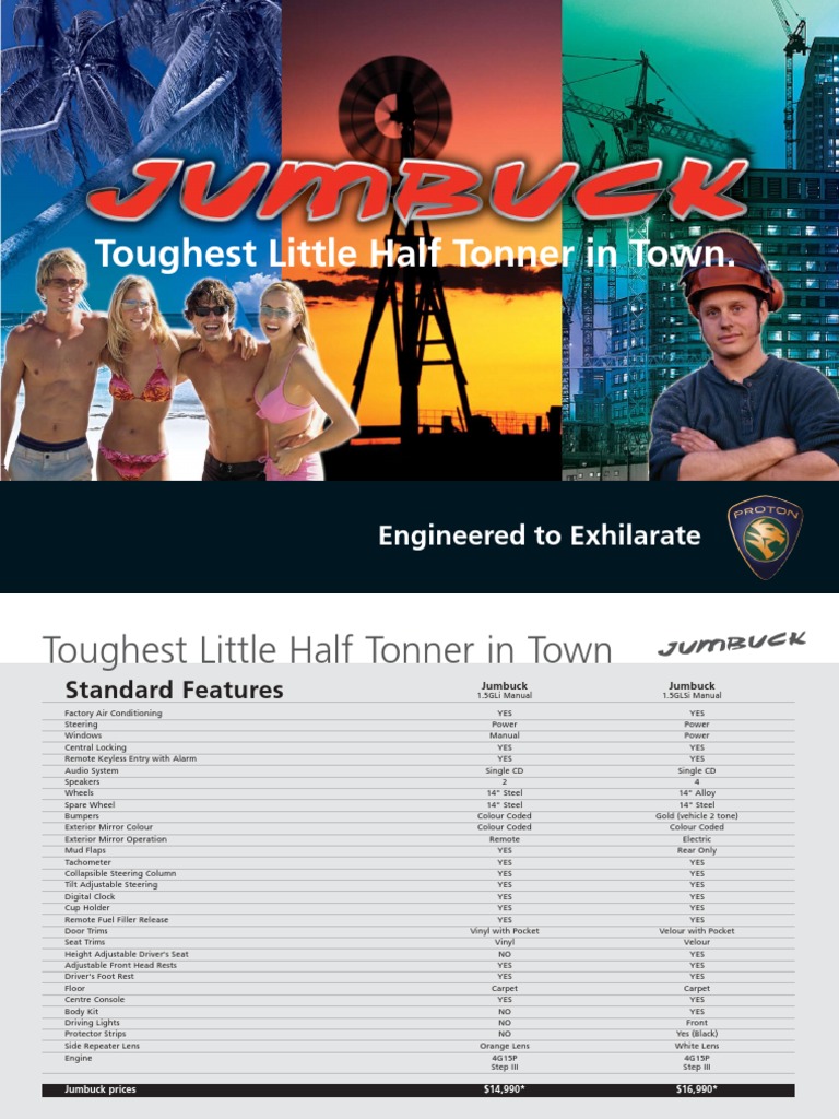 Proton Jumbuck | PDF | Car | Product Introductions