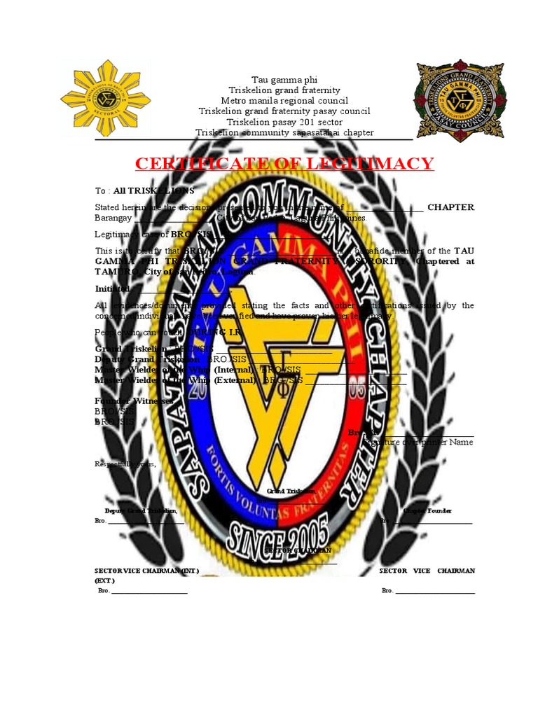 Col Letter Pdf