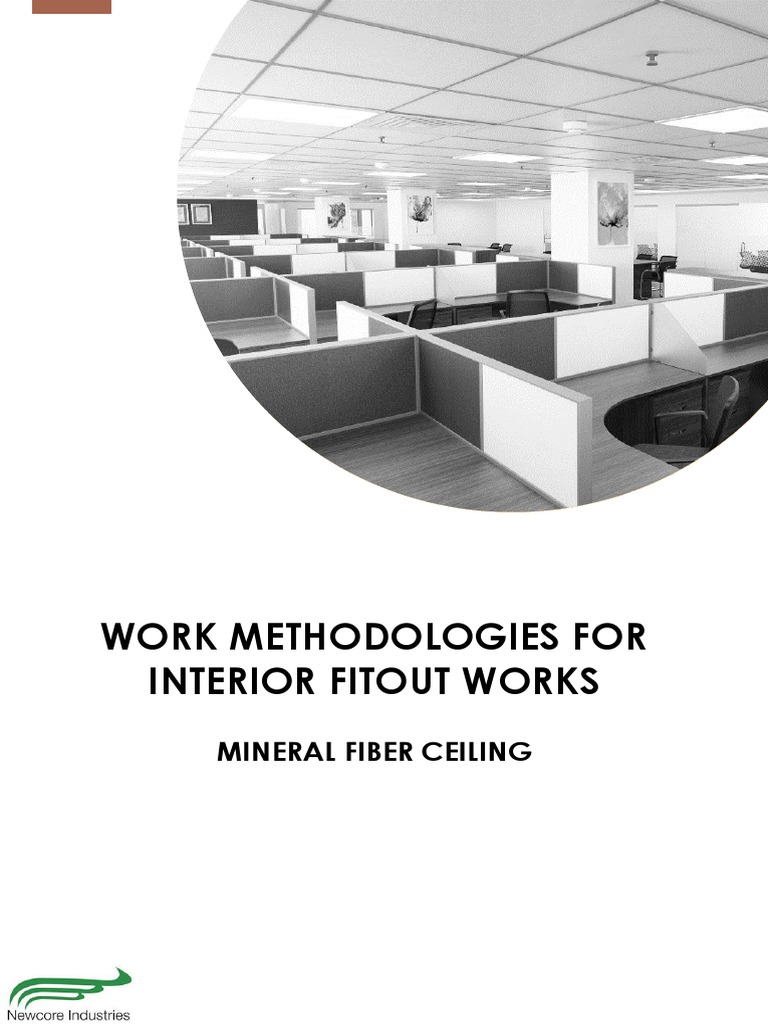 Mineral Fiber Ceiling Installation Guide | PDF | Ceiling | Drill