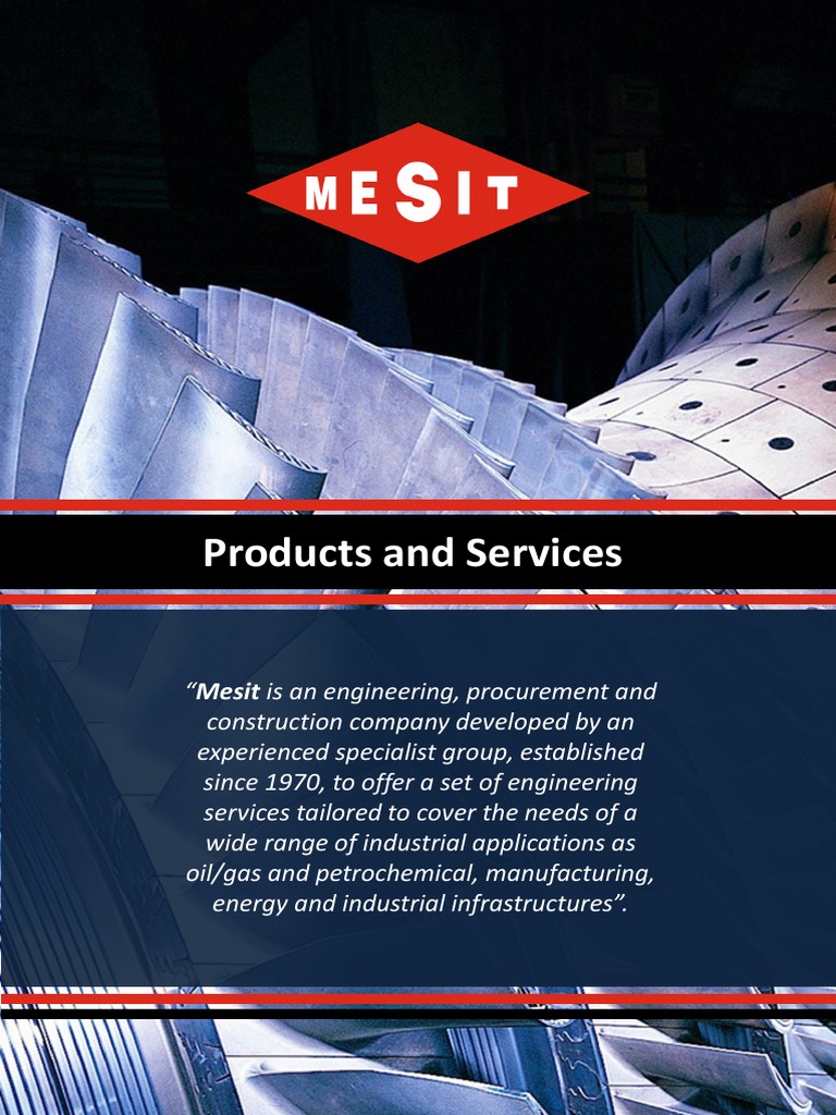 Mesit Company Profile Products and Services | PDF | Natural Gas ...