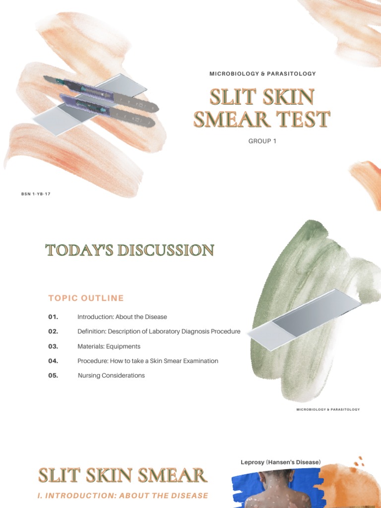 Slit Skin Smear Test by Dalman Jhaziel | PDF | Leprosy | Cytopathology