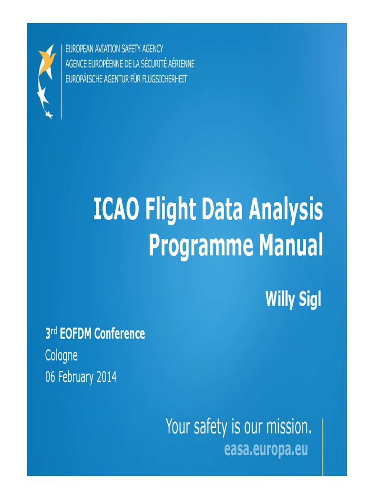 EASA Sigl ICAO FDAP Manual EOFDMConf2014 | PDF | Aviation