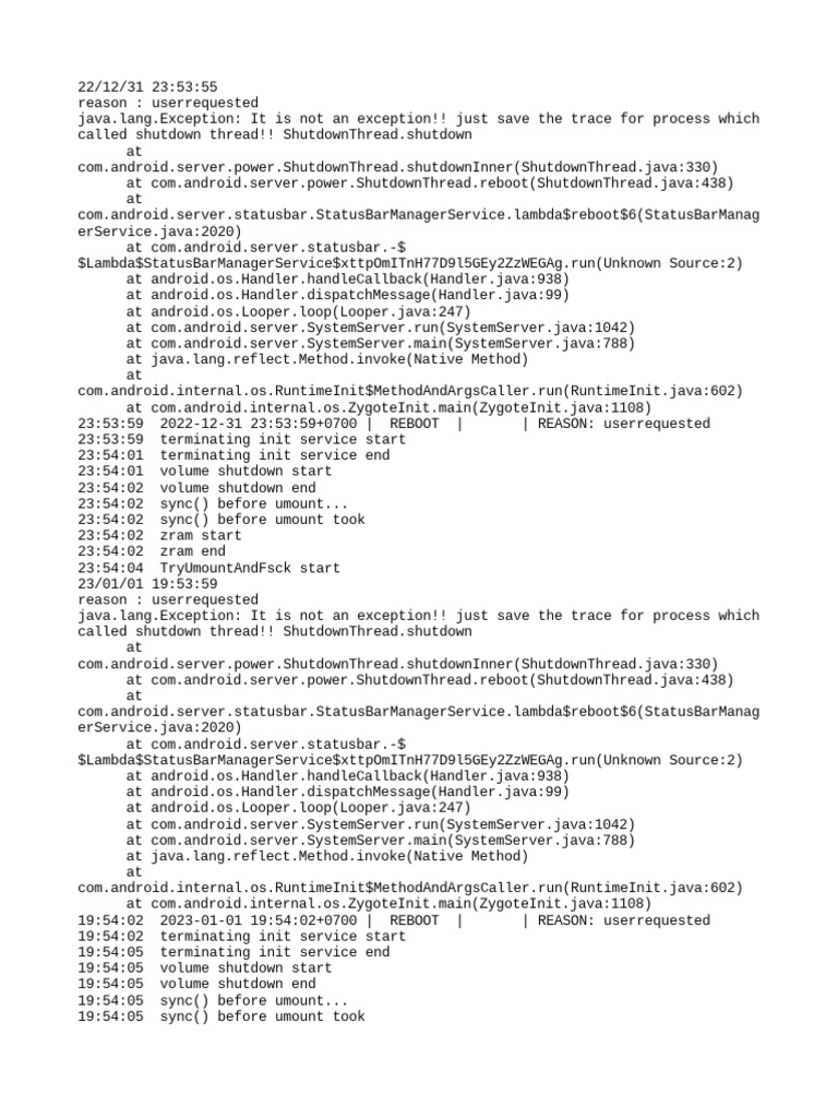 Power Off Reset Reason Backup Pdf Java Programming Language Java Specification Requests