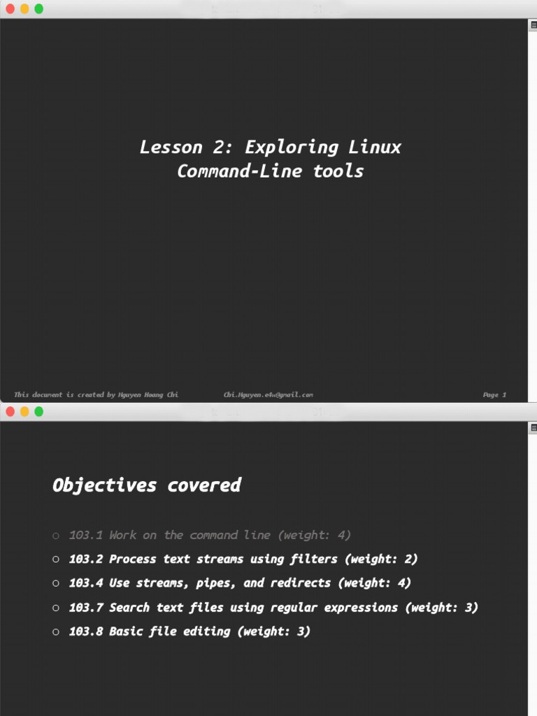 Lesson 2 Exploring Linux Command Line Tools Part 2 Download Free Pdf Computing Software