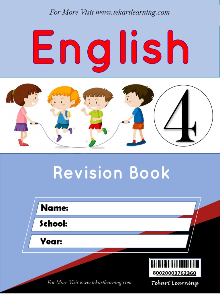 P.4 Eng Revision Booklet | PDF | Ellipsis