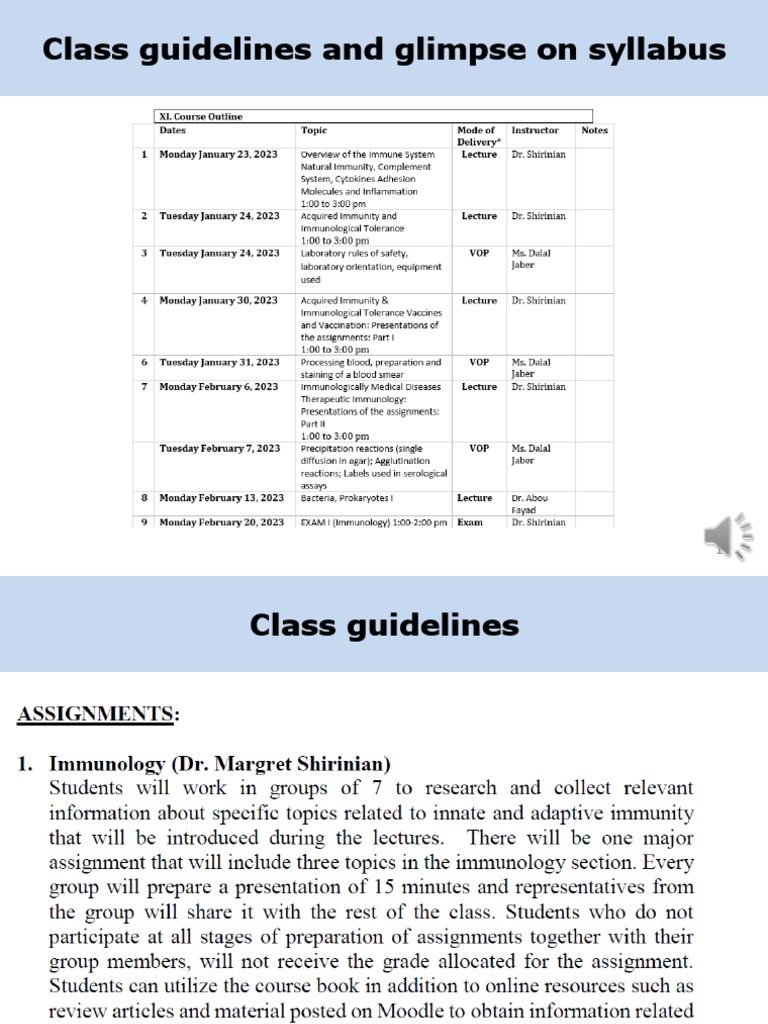 Lecture 1 Overview Of The Immune System Pdf