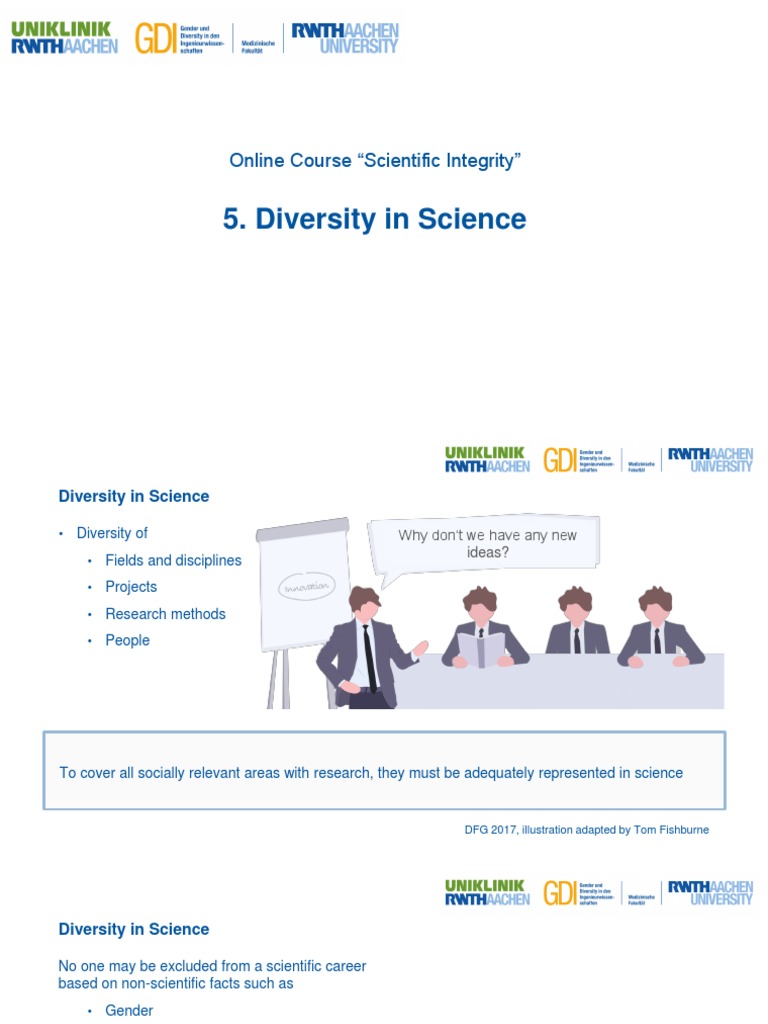 05 Diversity in Science | PDF | Science | Gender
