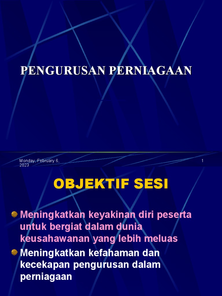 Pengurusan Perniagaan | PDF