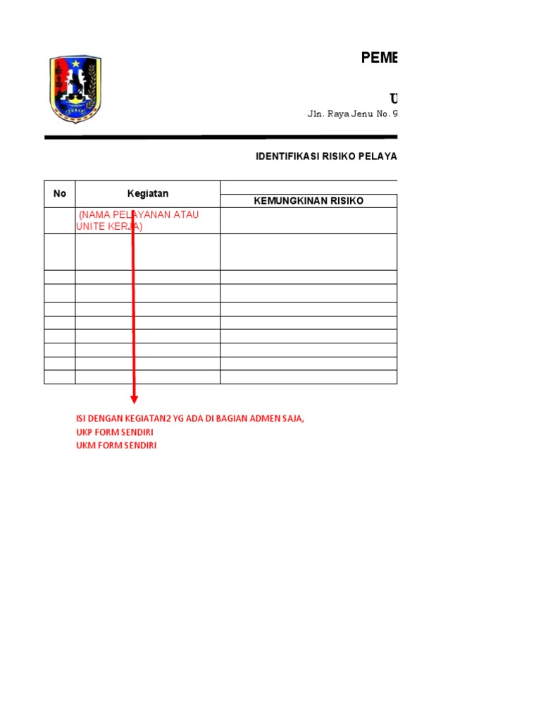 Format Manrisk PKM | PDF