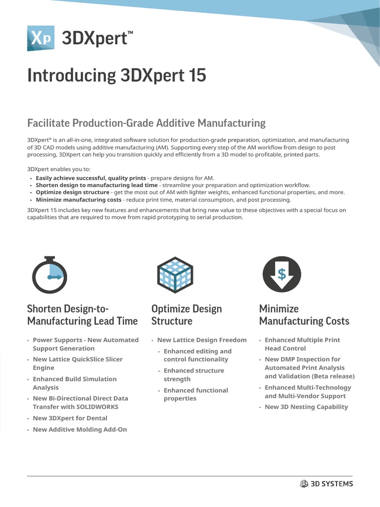 3d Systems 3dxpert 15 | PDF