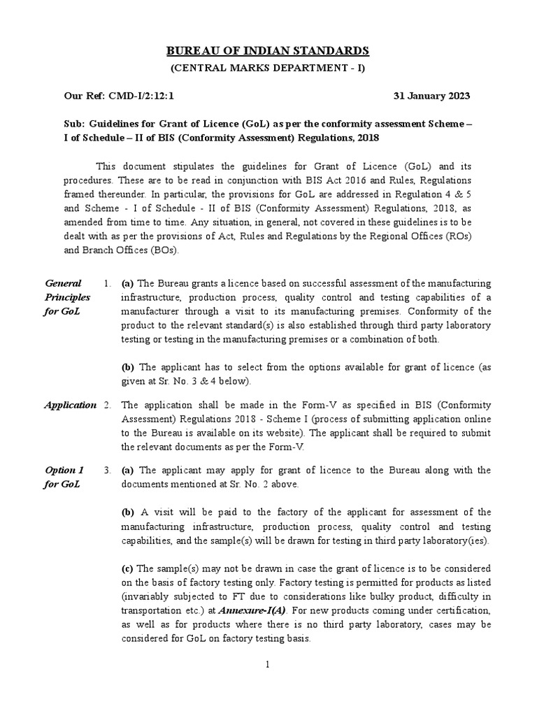 GoL-Guidelines 31012023 | Download Free PDF | Cement | Building Engineering