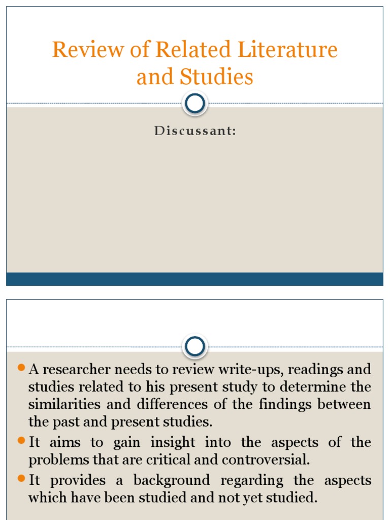 Review of Related Literature-G3 | PDF | Thesis | Scientific Method