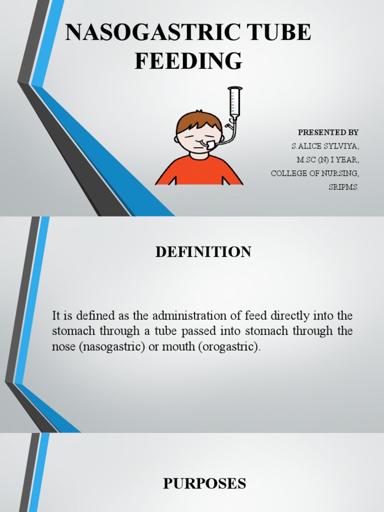 Nasogastric Tube Feeding | PDF