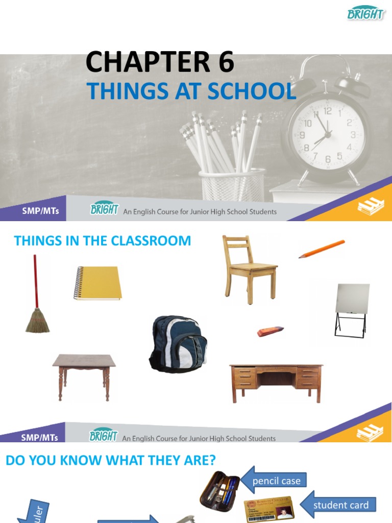 Unit 6 Things at School | PDF