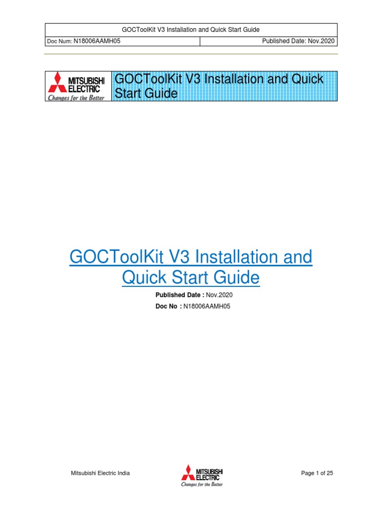GOCToolKit Installation and Quick Start Guide | PDF | User Interface | Programmable Logic Controller