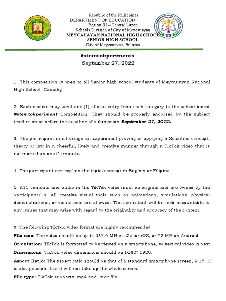 #Stemtoperiments Siyensikula | PDF | Science