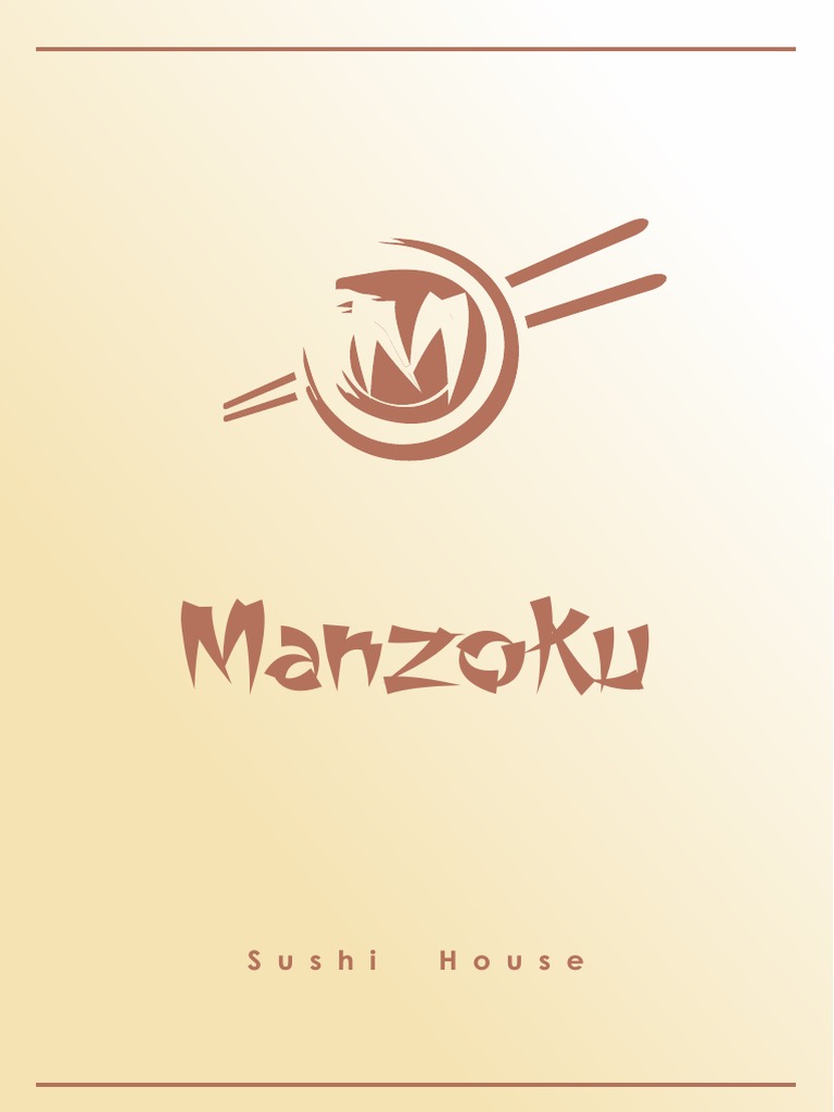 Menu do Manzoku Sushi House | PDF | Culinária asiática | Comida ...