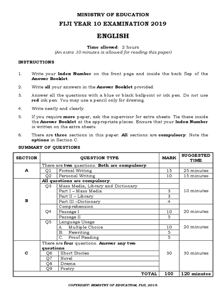 19 FY10 EEnglish QP | PDF | World Wide Web | Internet & Web