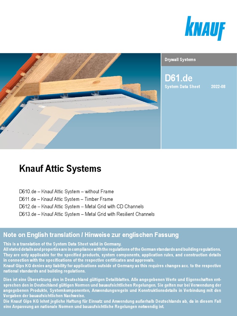 d61 de 2022-08 0 Eng Screen | PDF | Roof | Building Insulation