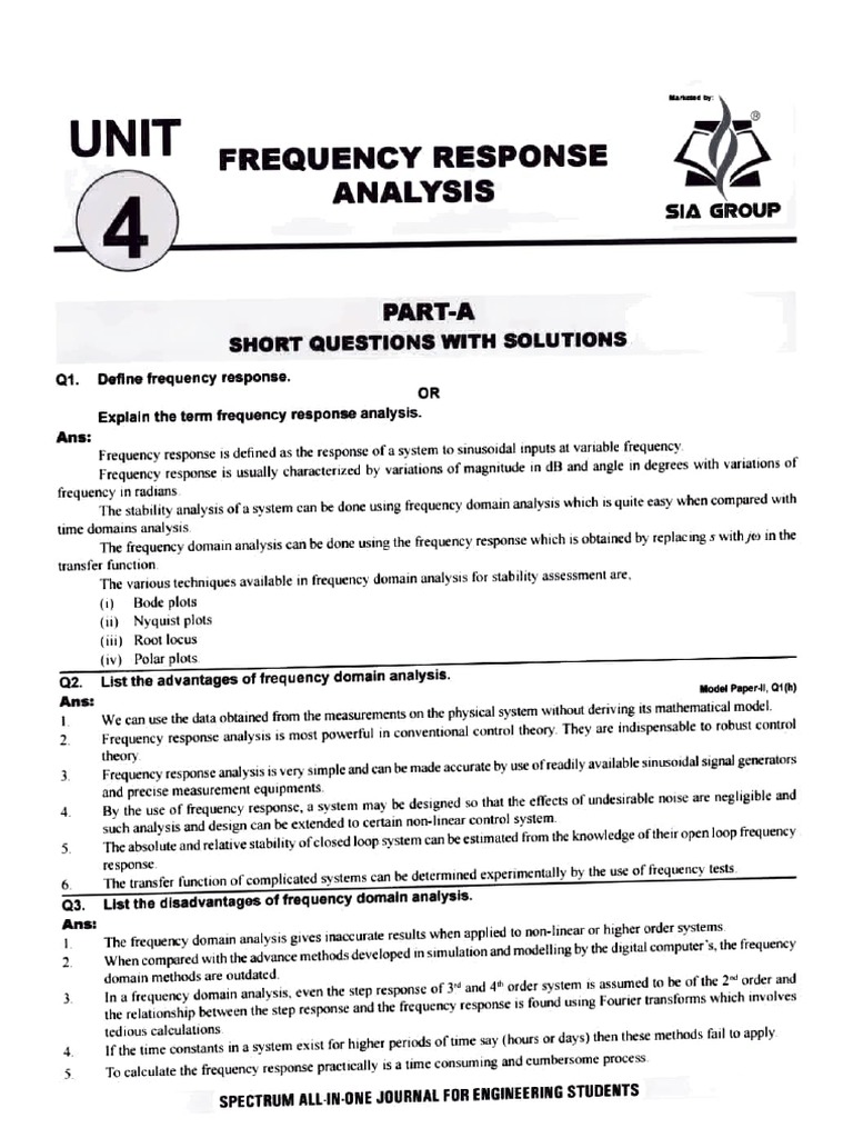 Control System (Unit-4) | PDF