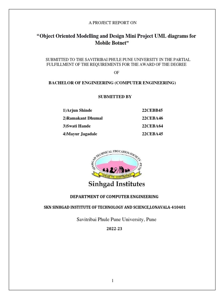 OOMD MIniProject | PDF | Malware | Computer Engineering