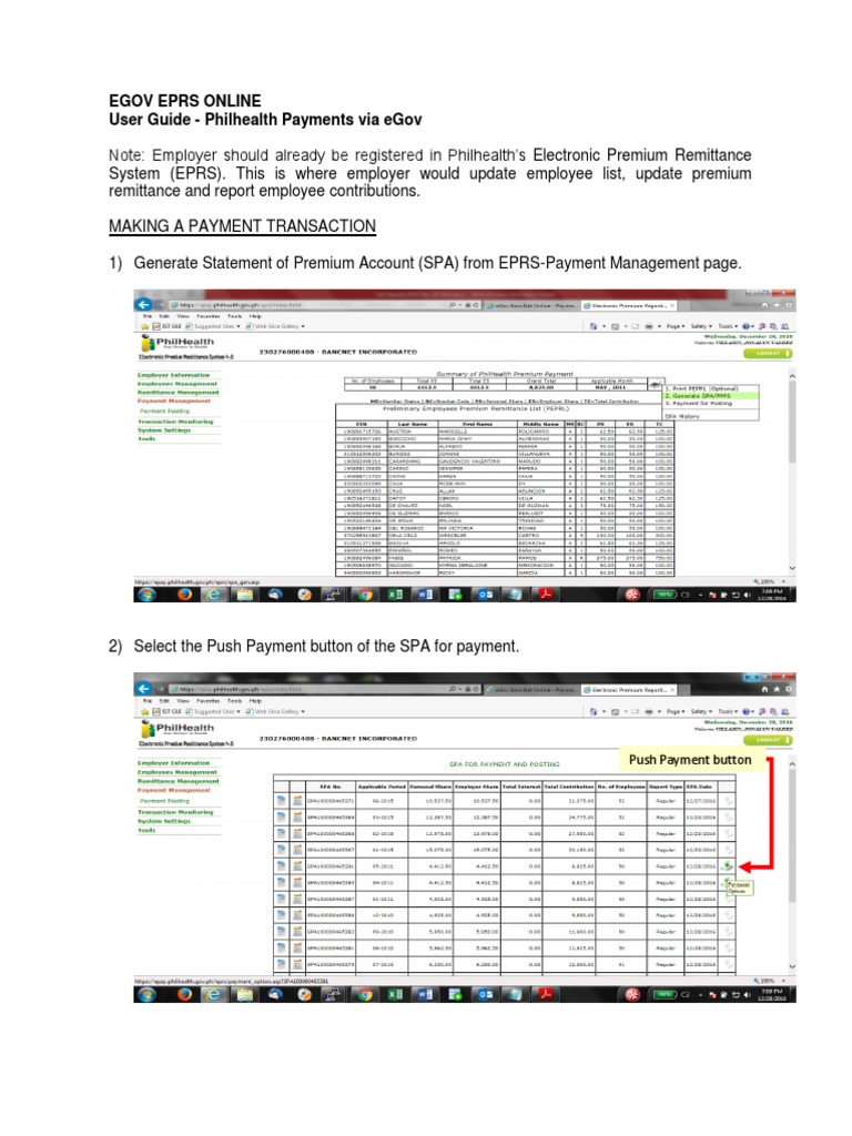 3 Philhealth Payment Guide | PDF | Payments | Service Industries