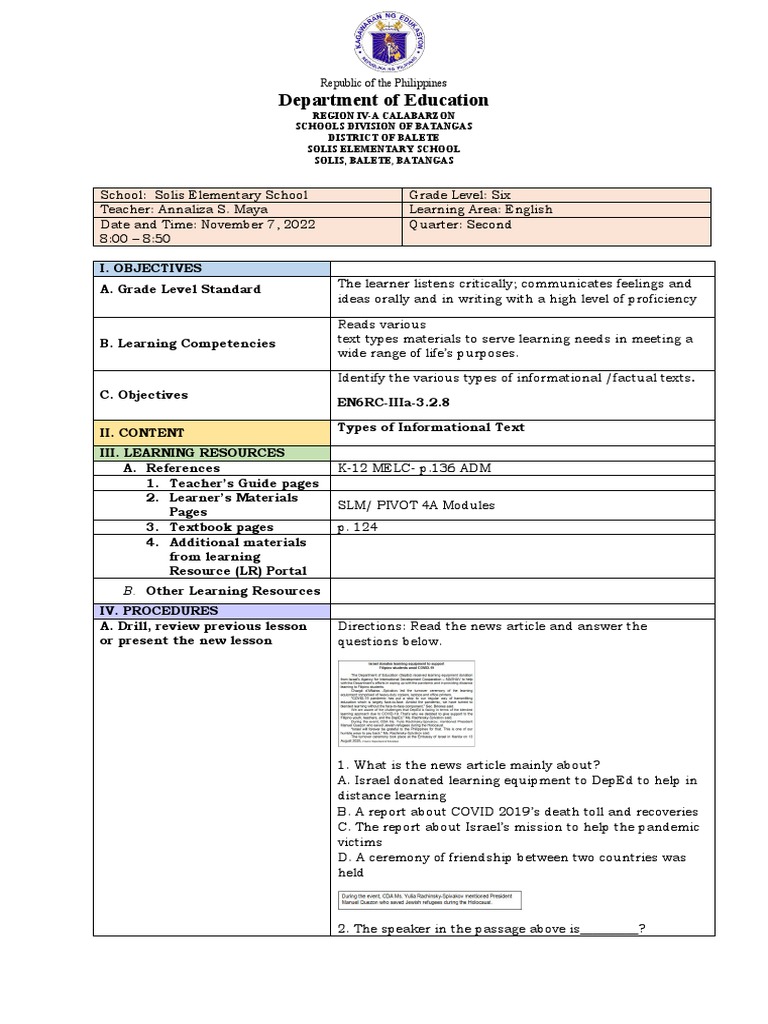 Dlp Week 1 English Pdf Learning Essays